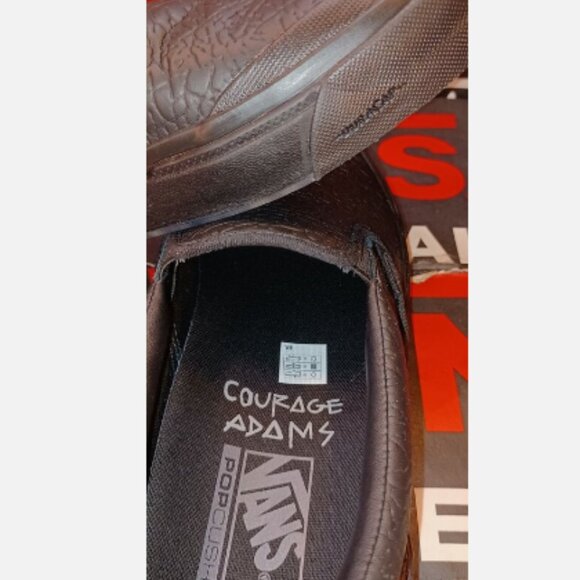 Vans | Shoes | Vans Courage Adams Mens 7womens 85 Bmx Slipon Black ...